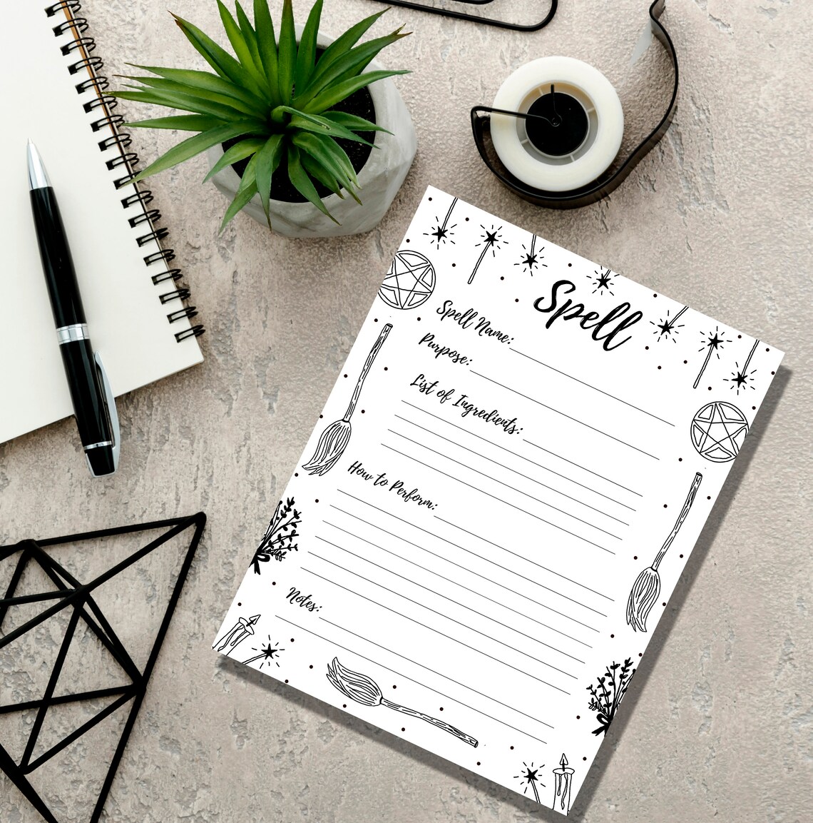 Printable Spells Page | Spellbook | Spells | Witch | Witchcraft | Pagan ...