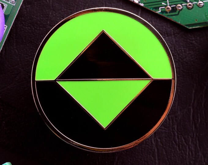 Megabyte Virus Reboot Icon Enamel Pin - Etsy