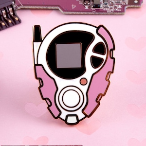 Pink Digimon D3 Digivice Enamel Pin - Etsy