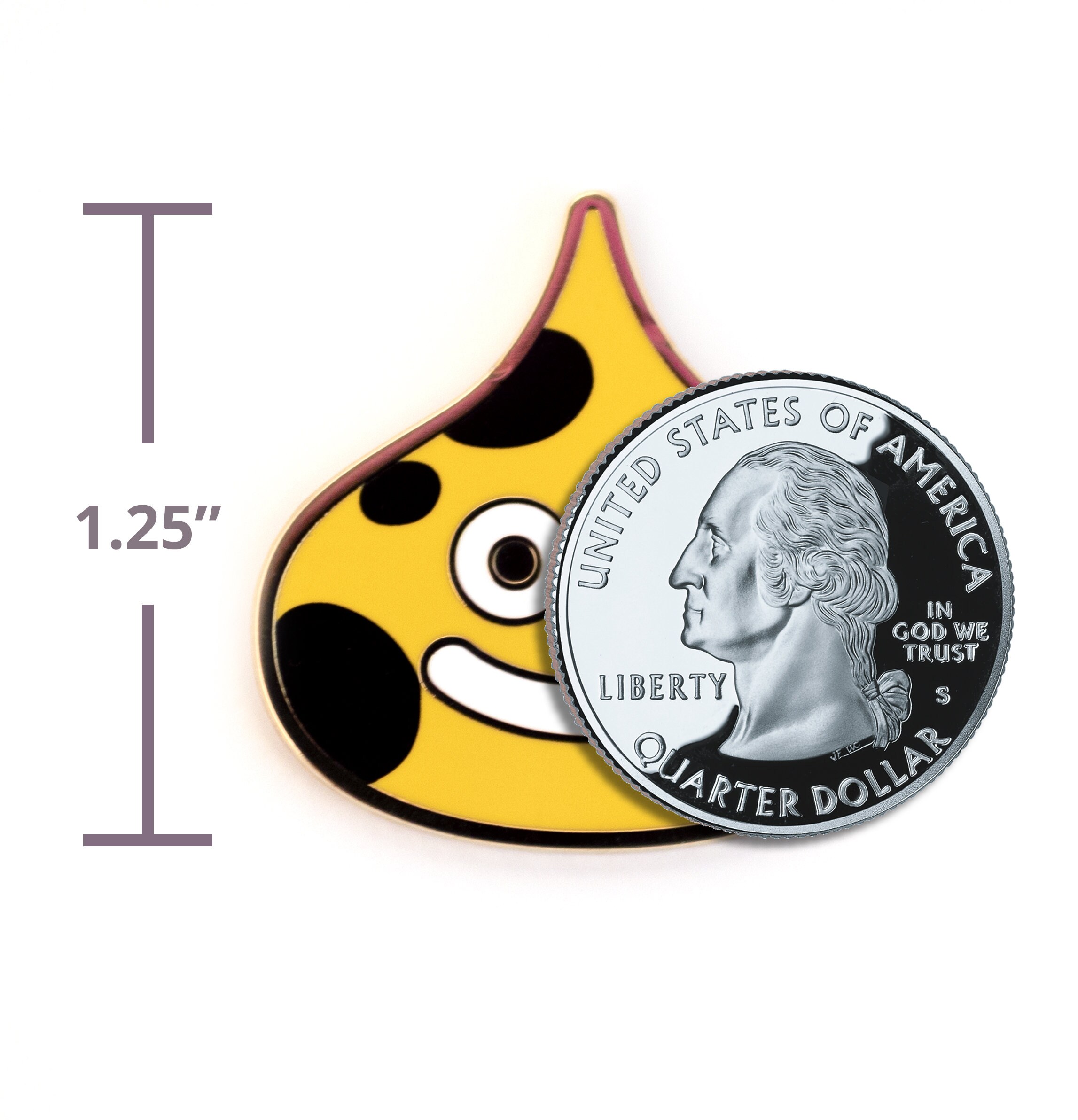 Mottle Slime Dragon Quest Enamel Pin | Etsy