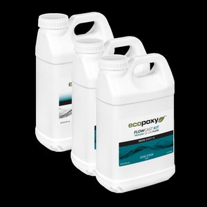 Ecopoxy Flowcast Kit 2:1 “NEW” Improved Liquid Plastic - Etsy