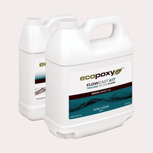 Ecopoxy Flowcast Kit 2:1 “NEW” Improved Liquid Plastic - Etsy
