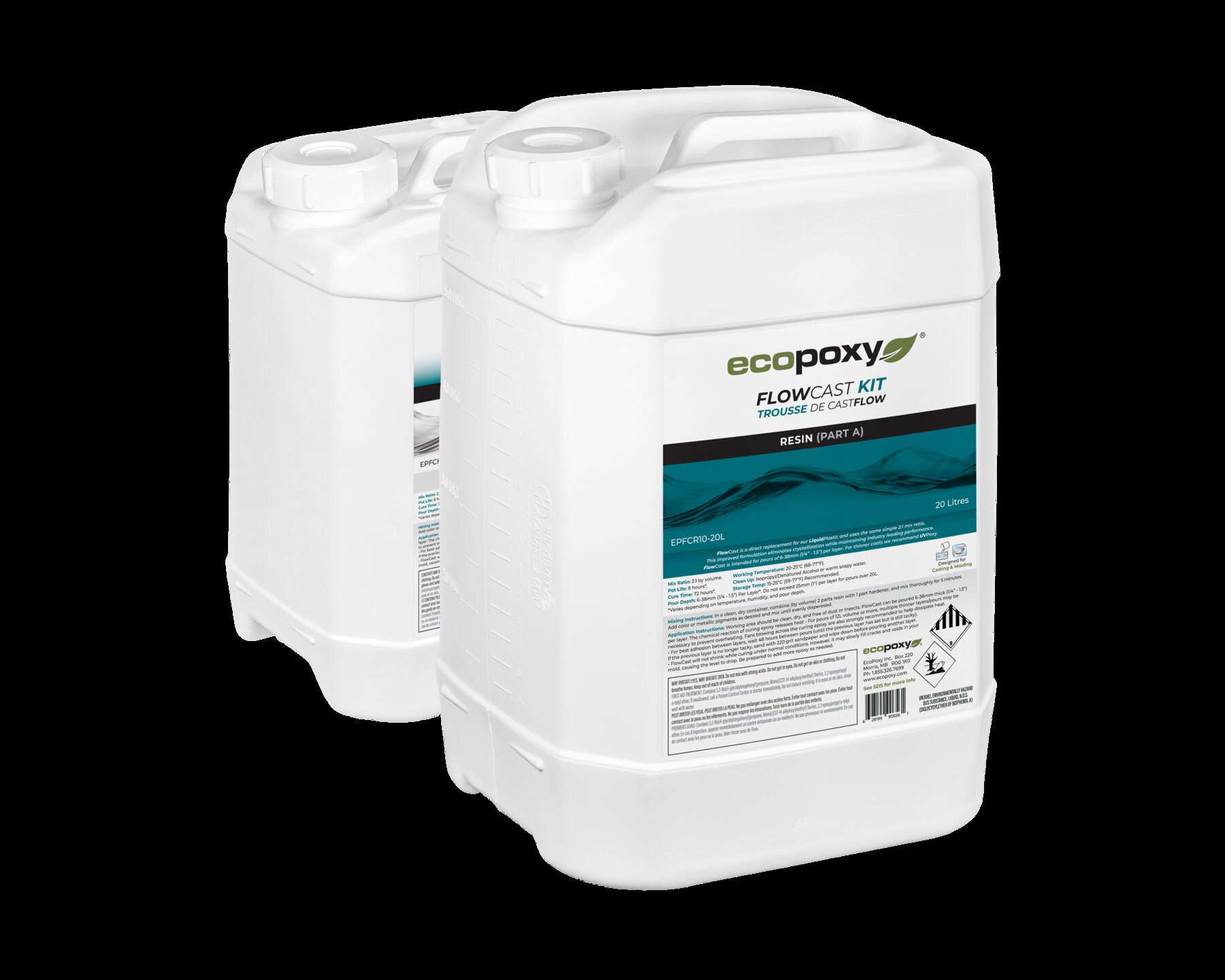 Ecopoxy Flowcast Kit 2:1 “NEW” Improved Liquid Plastic - Etsy