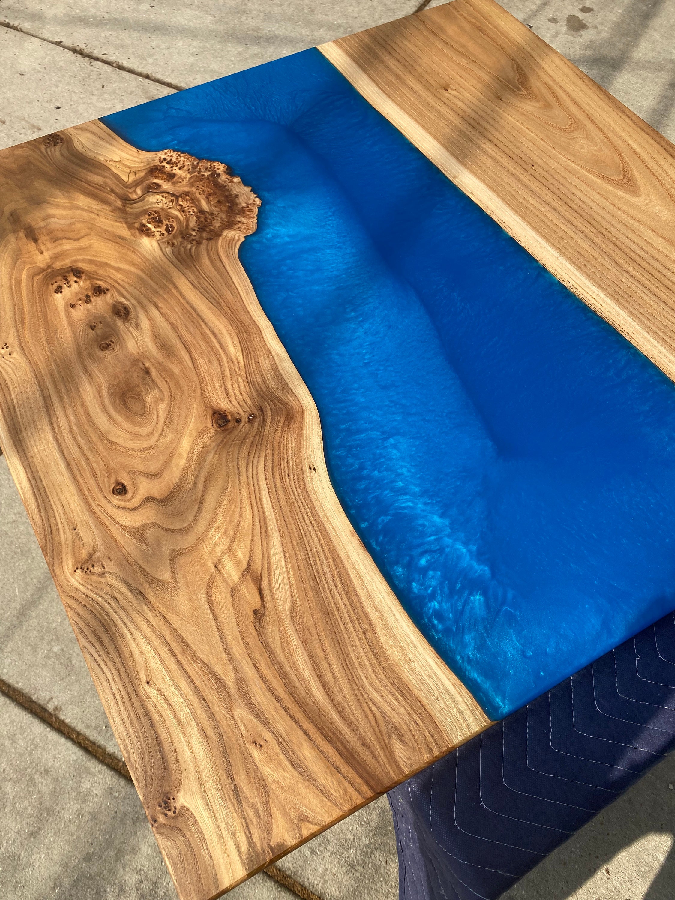 Elm Epoxy River Table - Etsy