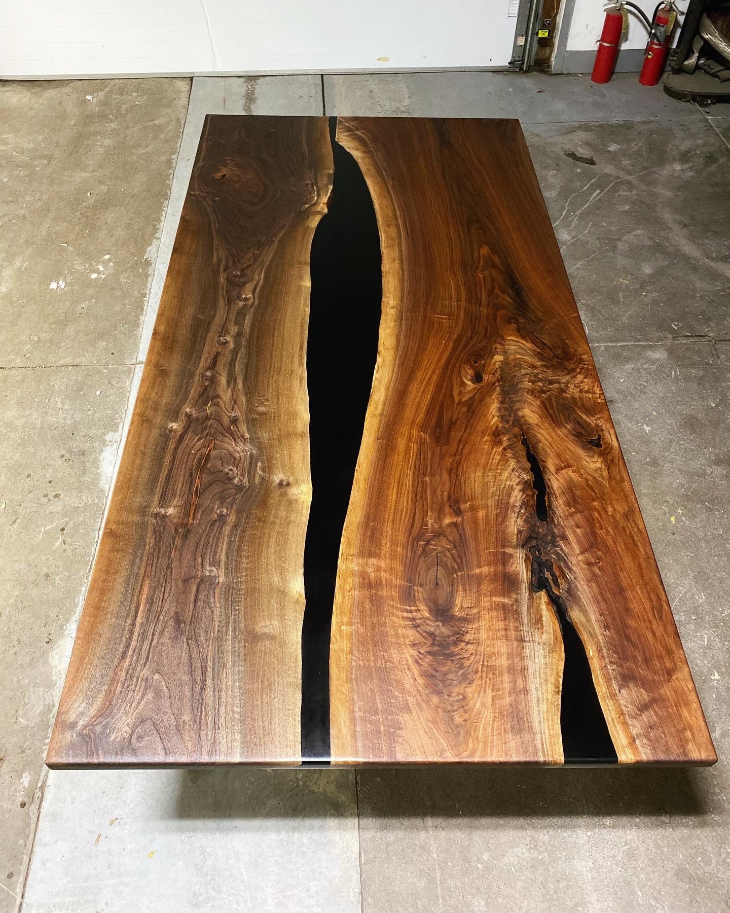 Black Walnut Epoxy River Table - Etsy