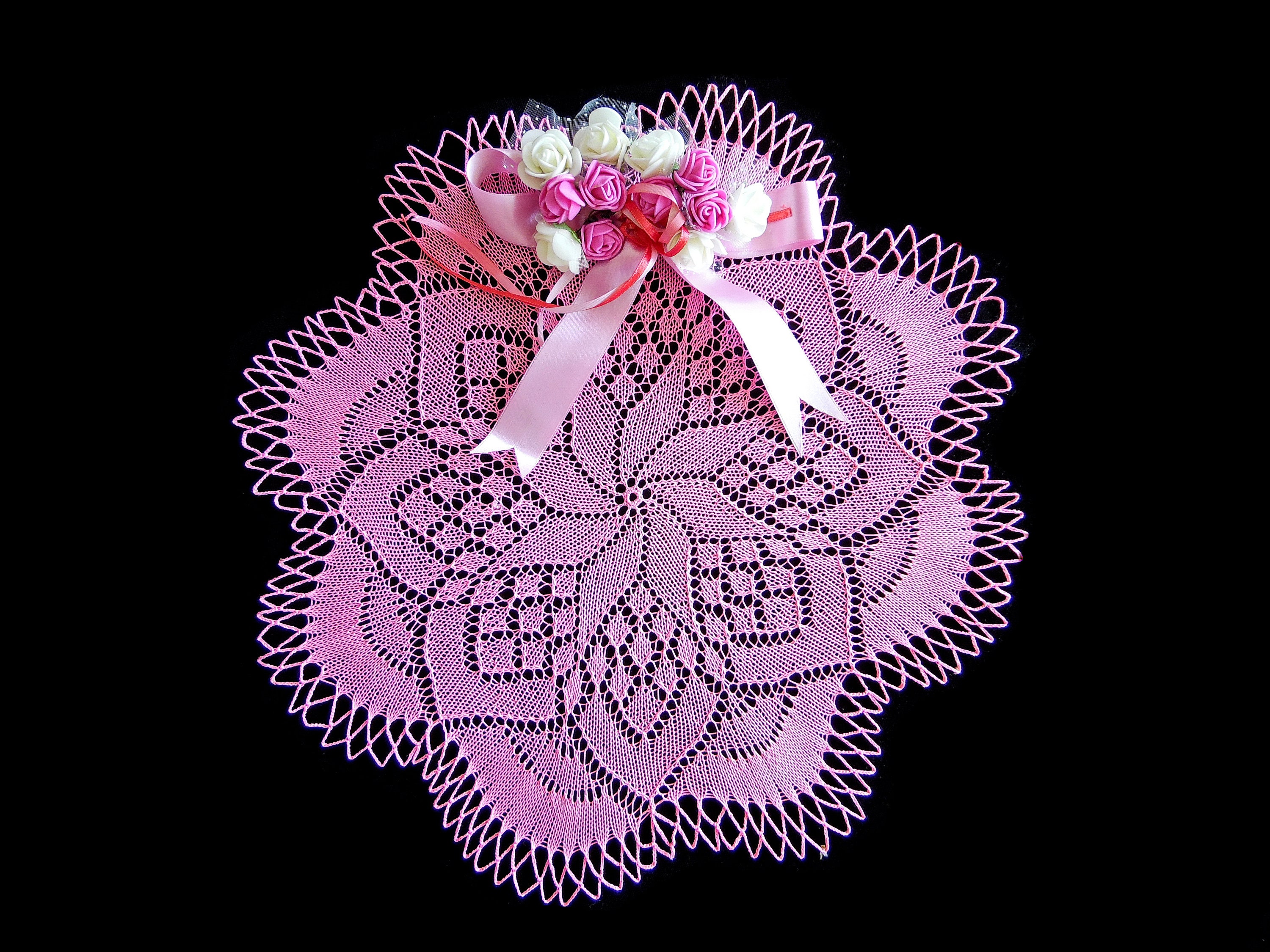 3pcs Placemate Set, Hand Knitted Mats, Place Mat, Table Mat, Doily ...