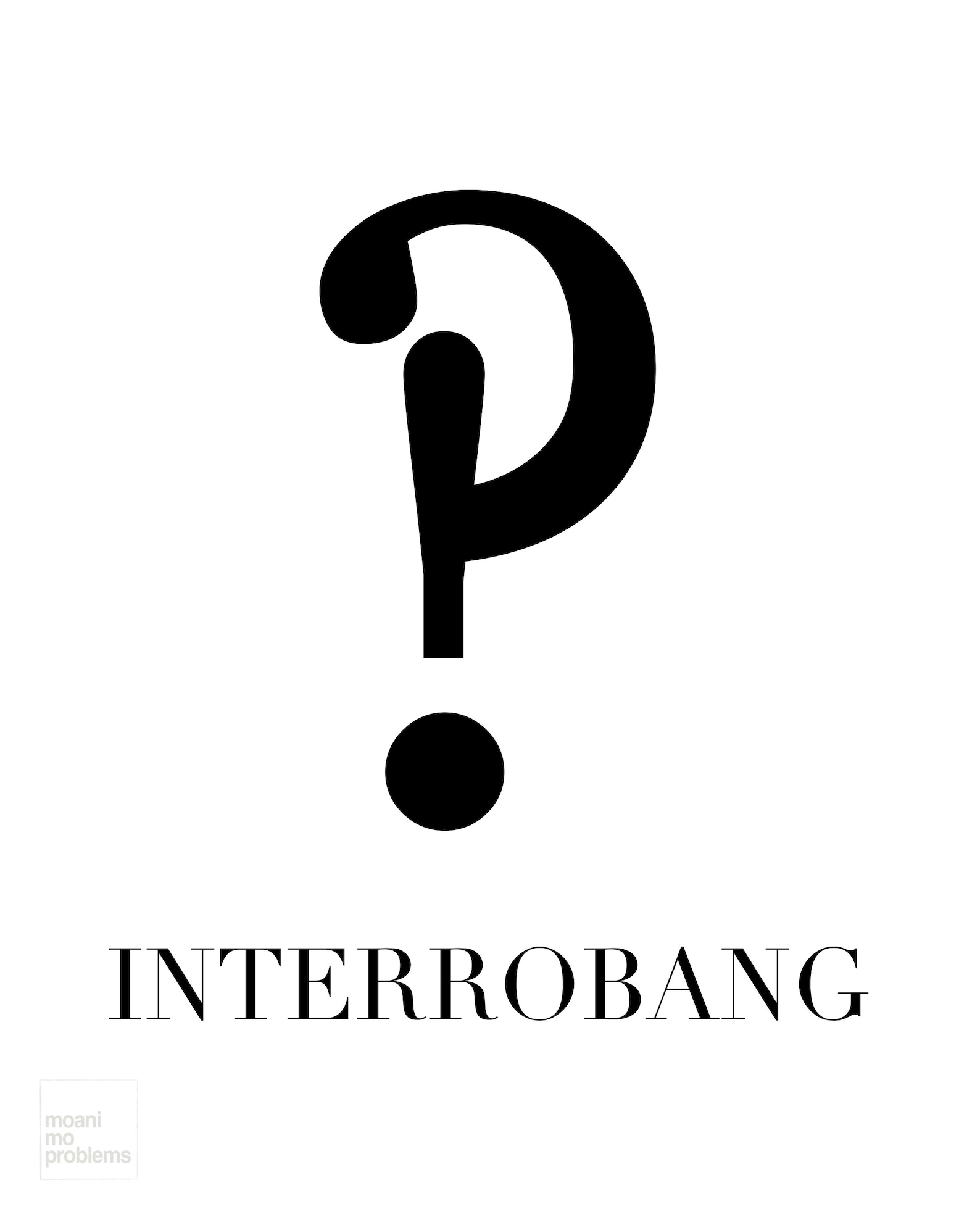 Interrobang, Punctuation, Words, Typography, Poster, Art - Etsy