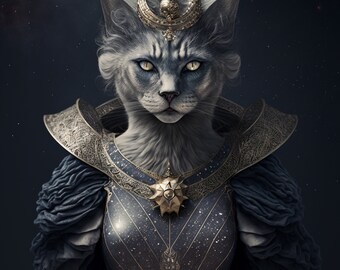 Dj Chic Pussycat Cat Art Funny Art Cat Lover Art Fashion Art Love