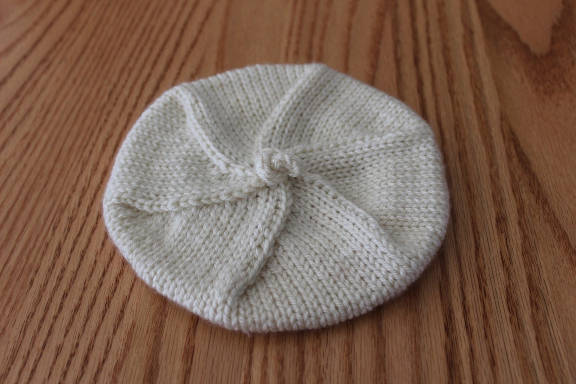 Bebeknits Little French Beret Baby/toddler Hat /photo Prop - Etsy