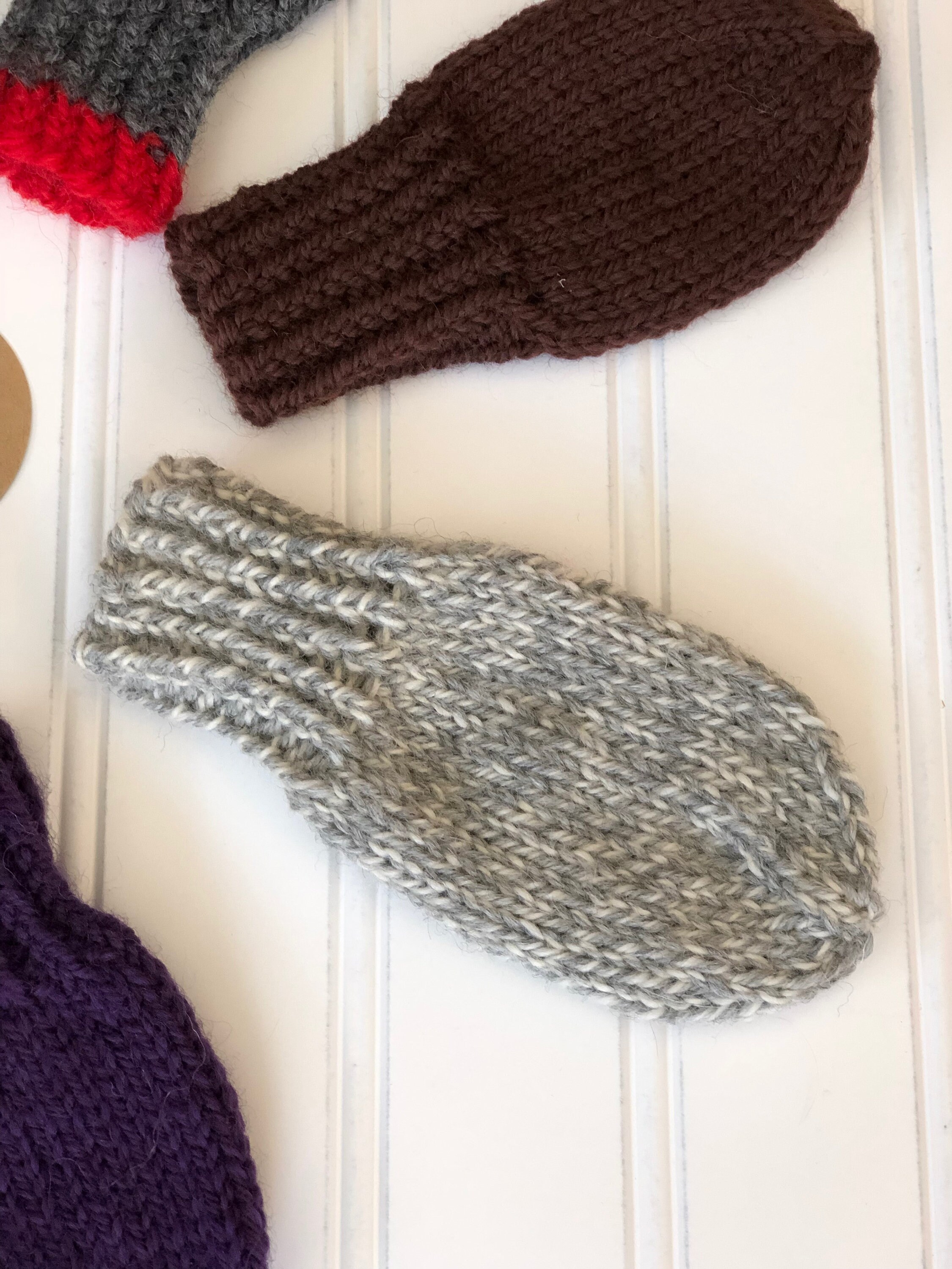 Hand Knit Thumbless Seamless Merino Baby/toddler Mittens - Etsy