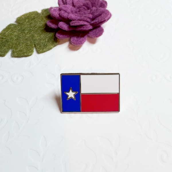 Texas Enamel Pin - Etsy