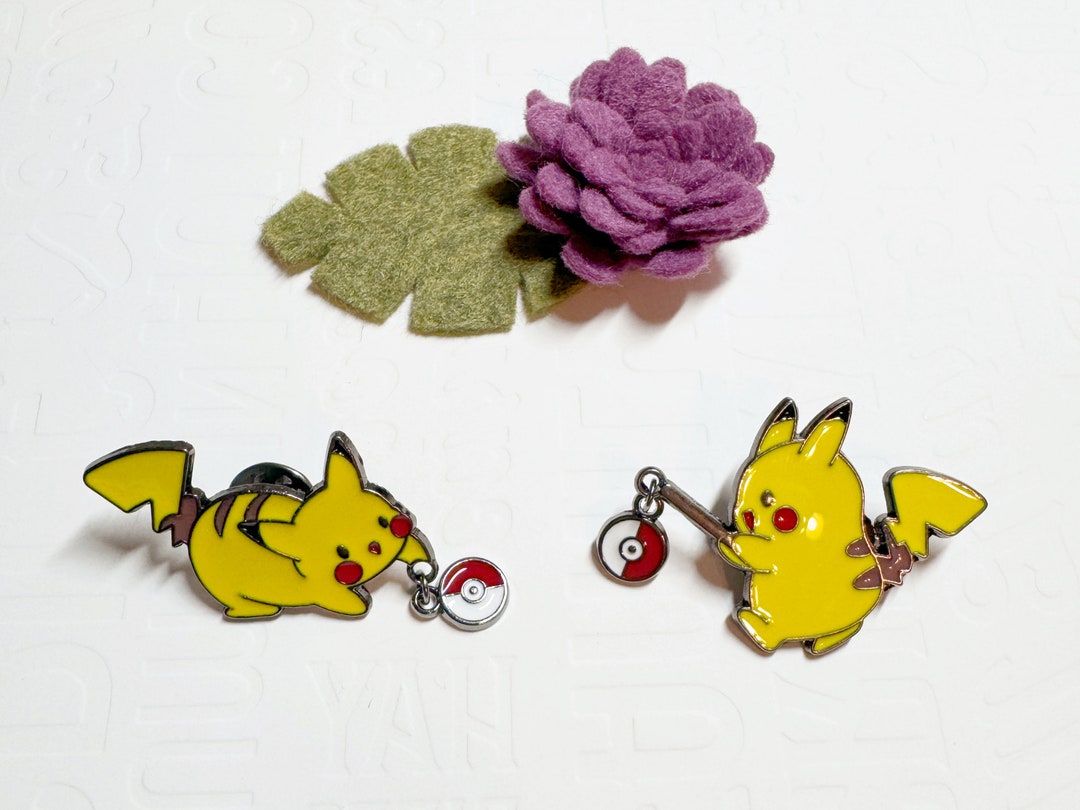 Cute Enamel Pokémon Brooch Pikachu Pin Birthday Gift Valentines Day ...