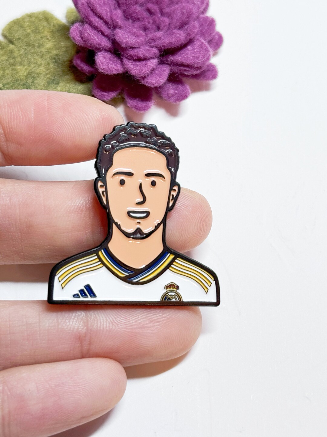 Jude Bellingham Enamel Pin Bellingham Accessory English Soccer Player ...