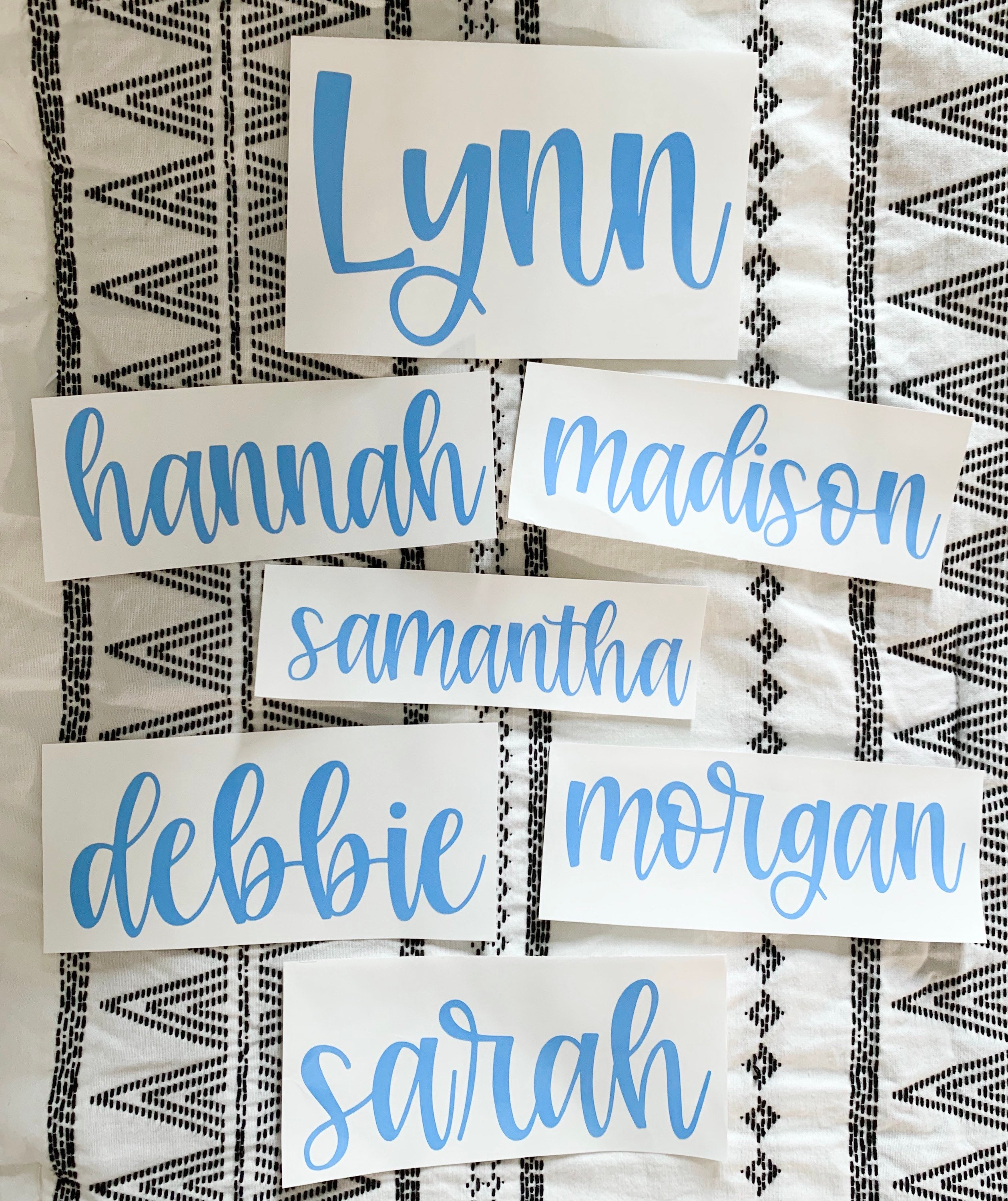 Personalized name decal . Custom name decal . Name sticker . | Etsy