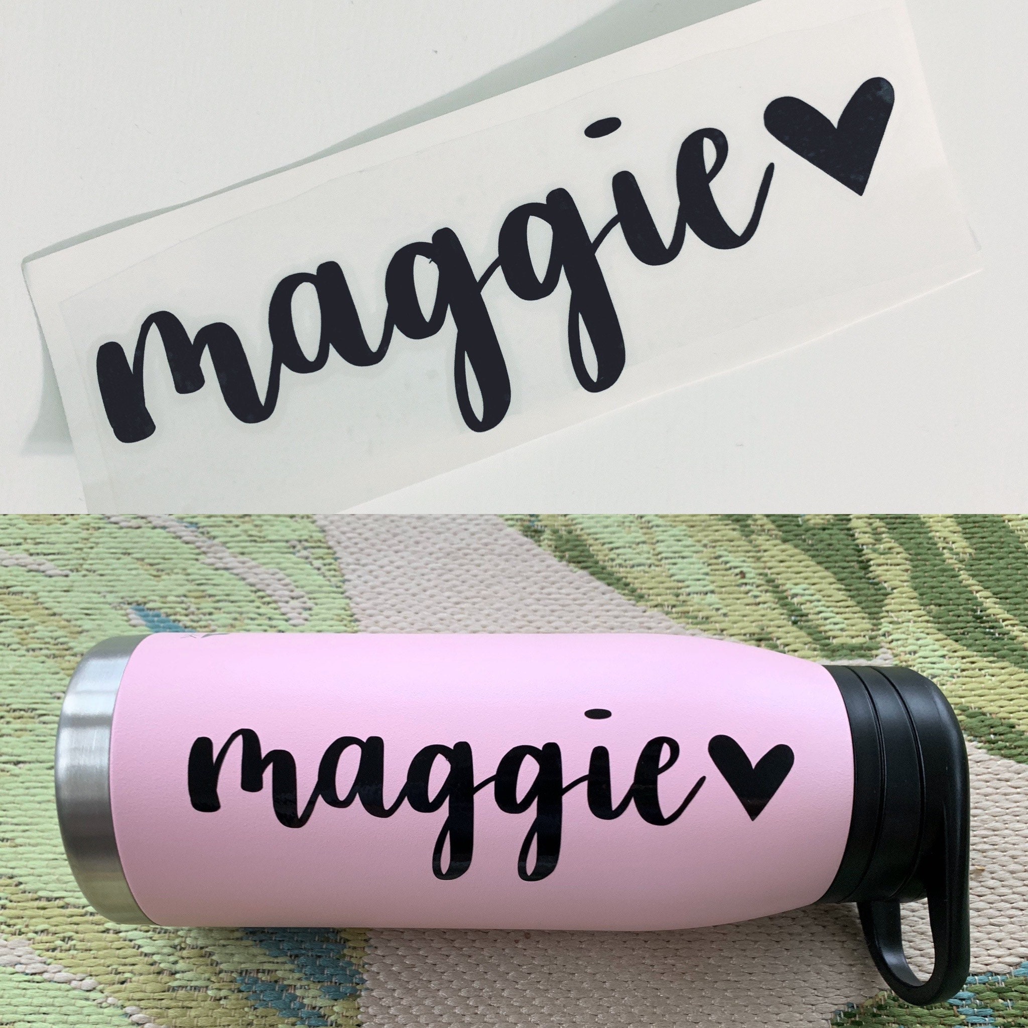 Personalized name decal . Custom name decal . Name sticker . | Etsy