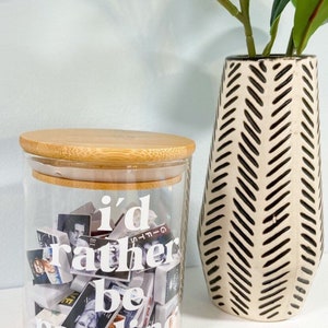 Personalized Book Keepsake Jar . TBR Jar for Book Lovers . Book Lover ...