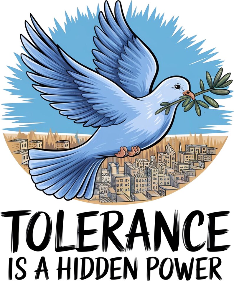 Tolerance is a Hidden Strength PNG/ Inspirational Quote PNG/ Positive ...