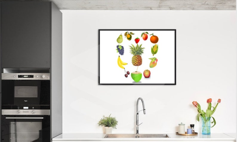 Fruit SVG, Assorted Fruits SVG, Digital Clip Art Set SVG - Etsy