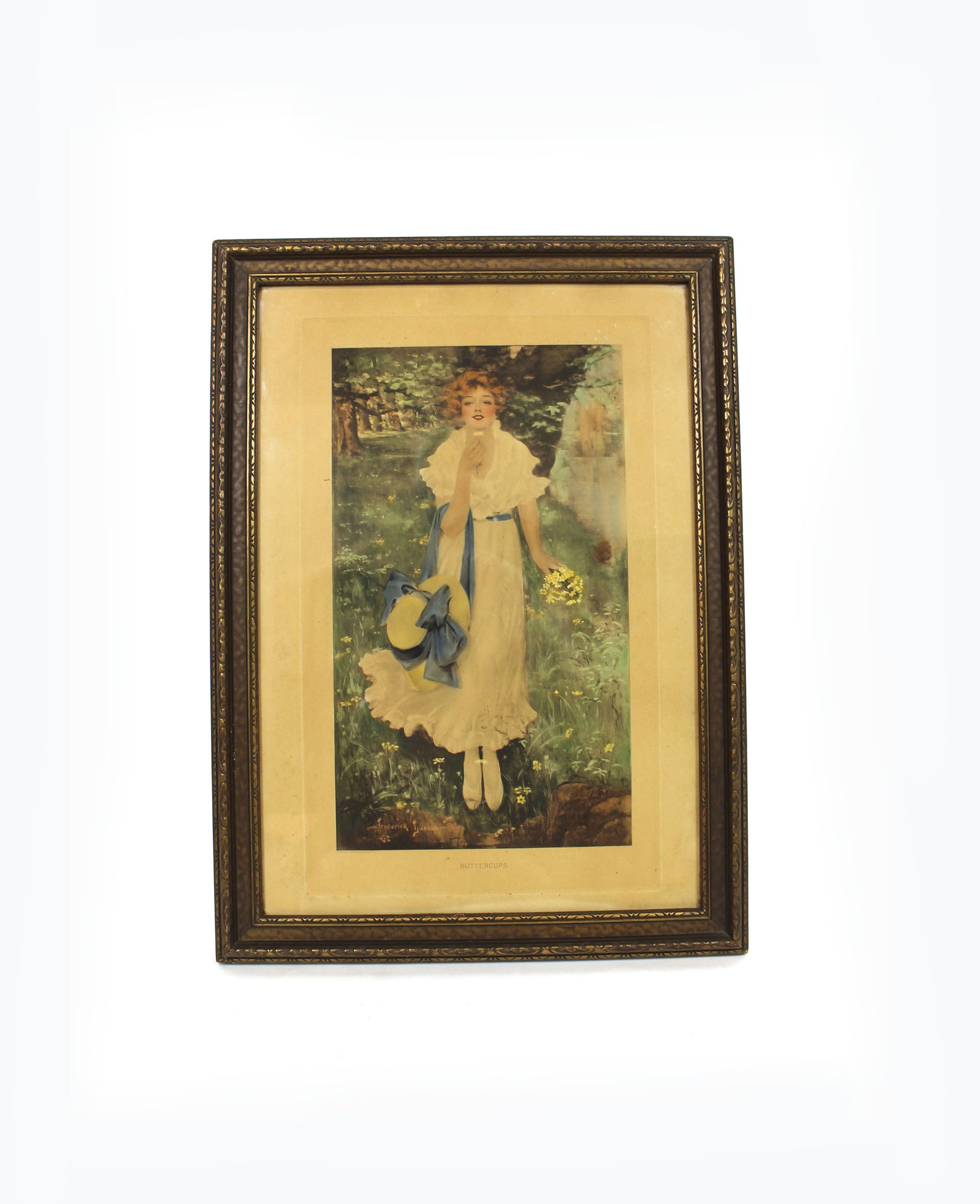 1920s. Frederick Duncan. Original Etching. Hand Colored. | Etsy Canada