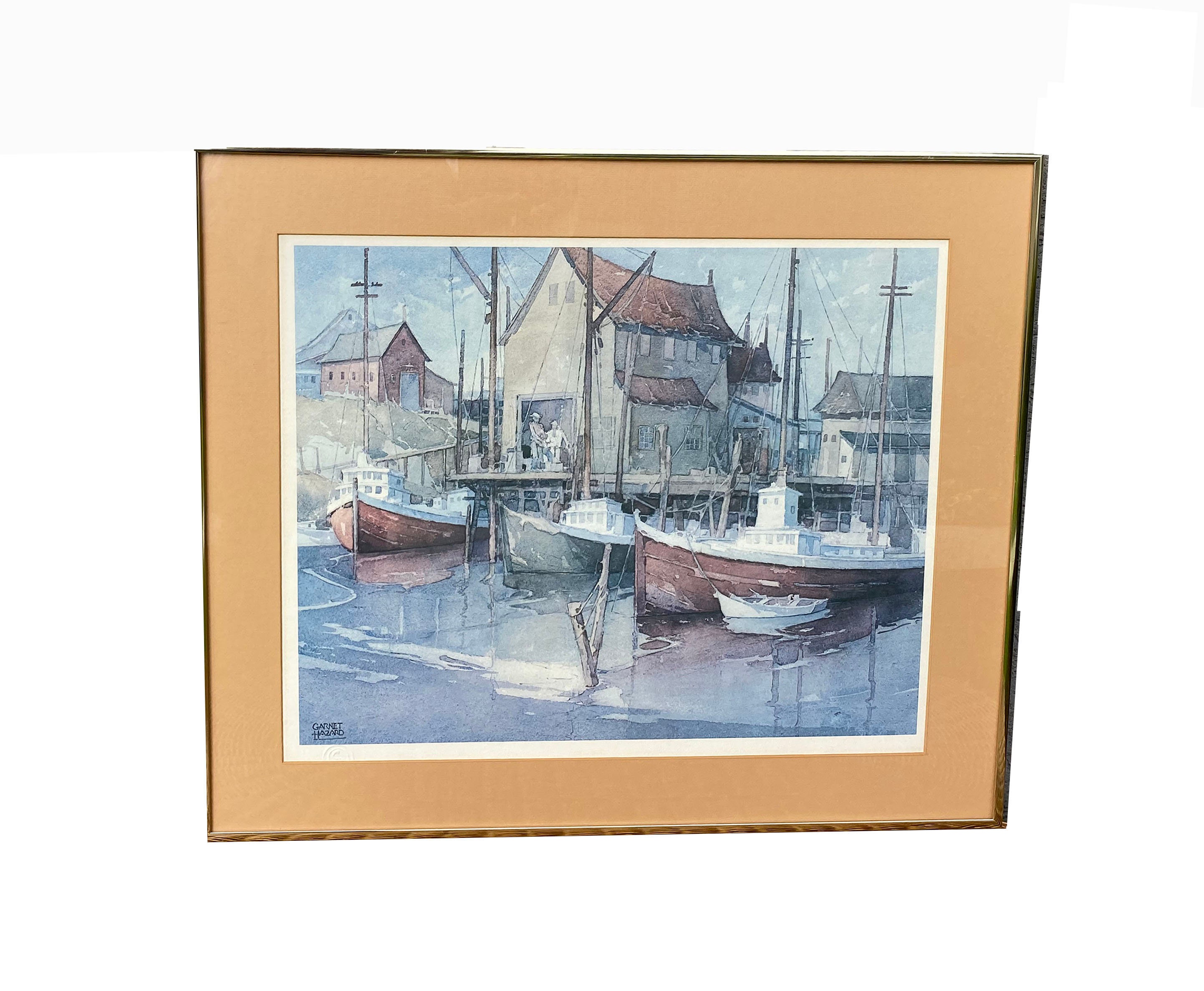 William Hazard. Signed Lithograph. Signed Print. Nautical | Etsy