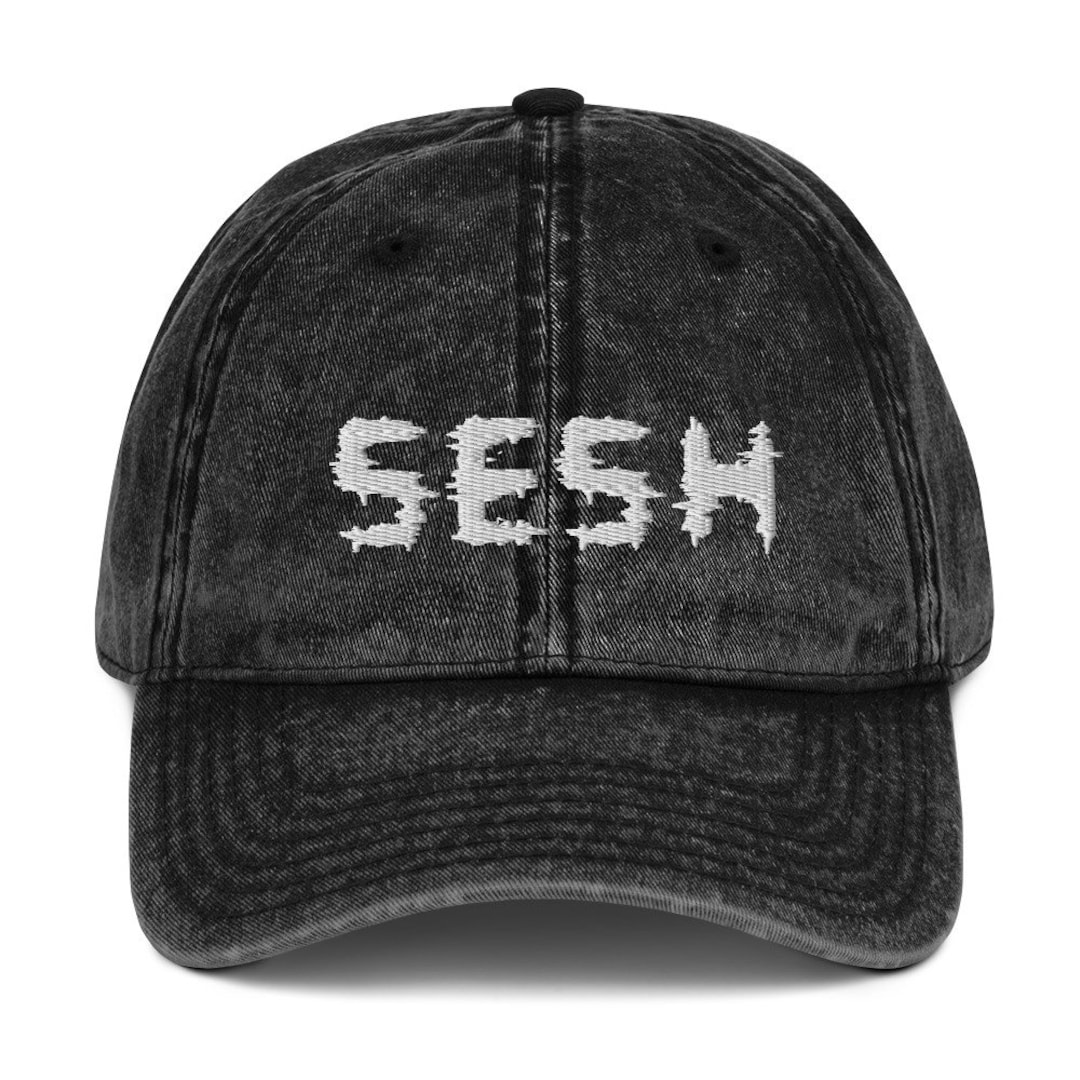SESH Distorted Vintage Cotton Twill Cap - Etsy
