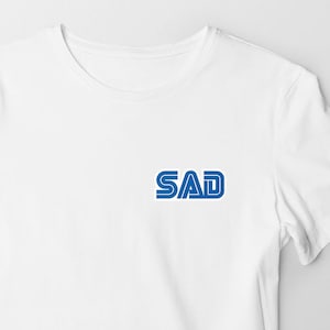 Embroided SAD Sega Logo TEE - Etsy