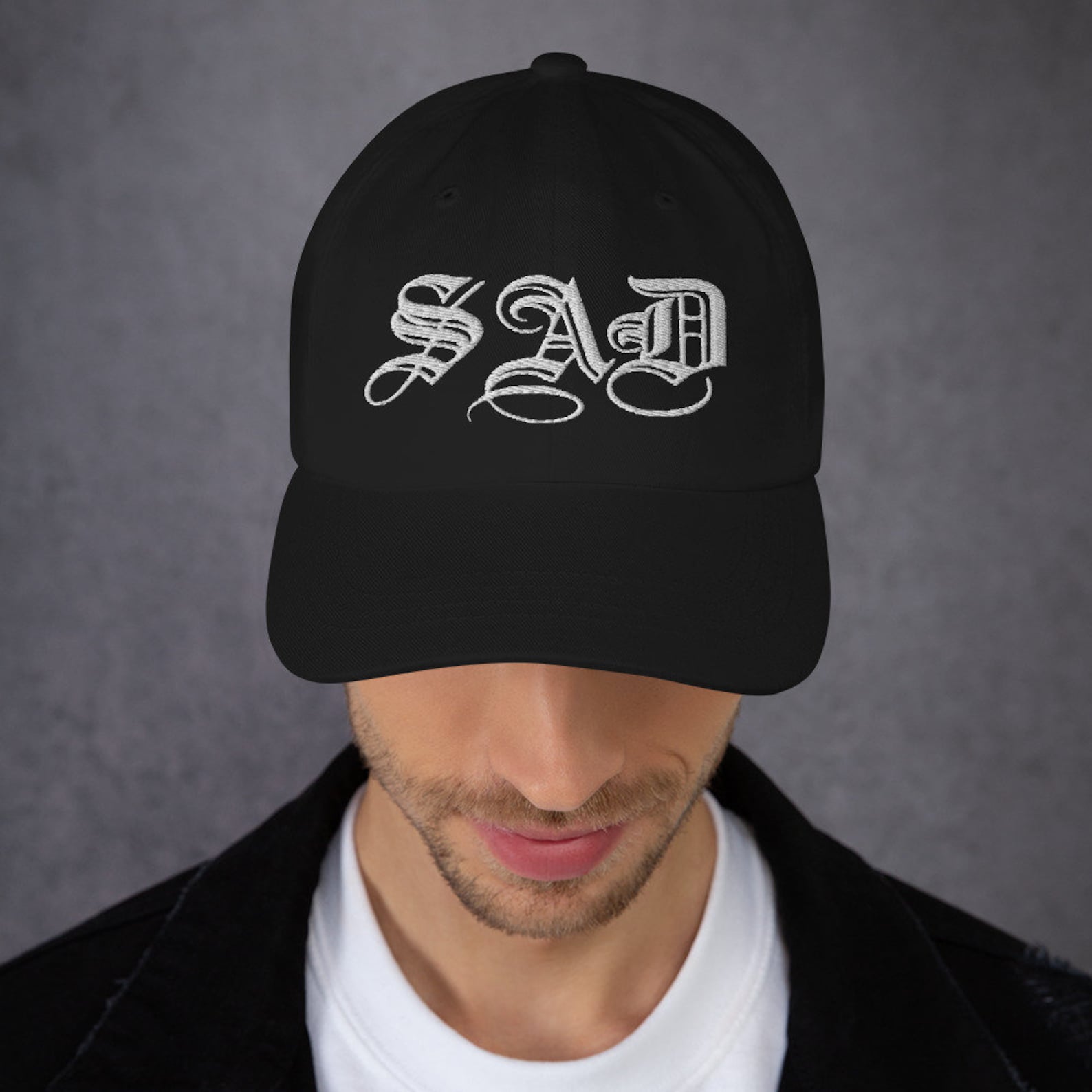 SAD Dad Hat Black or Camo - Etsy