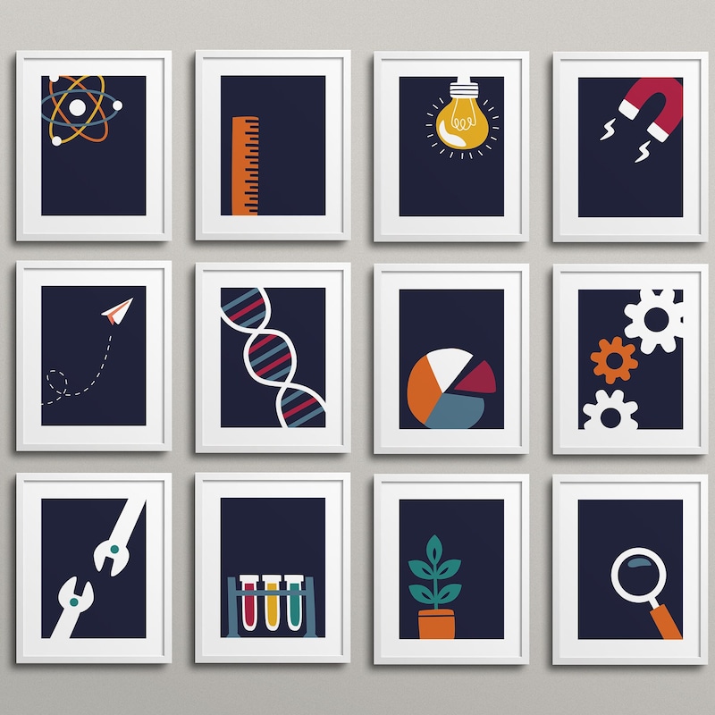 Science Wall Art - Etsy