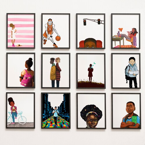 Asian MIDDLE SCHOOL Book Characters Gallery Wall Classroom - Etsy
