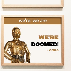 STAR WARS Grammar Posters (19) Digital Poster, English Lit Classroom ...