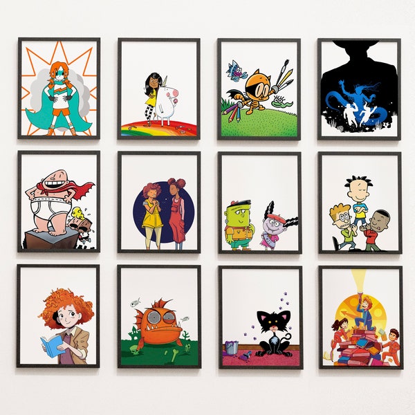 Classroom Book Characters Art - Etsy