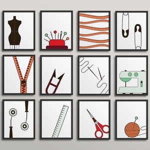 Sewing Room Wall 12 Craft Room Decor, Sewing Room Decor, Quilter ...