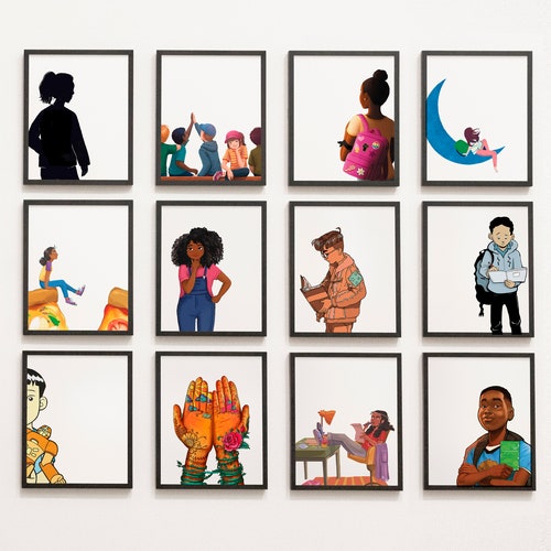 Diverse Elementary School Book Characters Diverse Gallery - Etsy