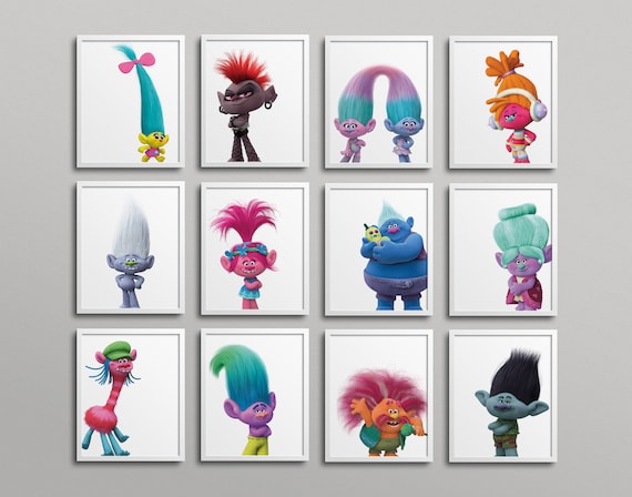 Trolls Gallery Wall Classroom Decor Kindergarten 1st - Etsy
