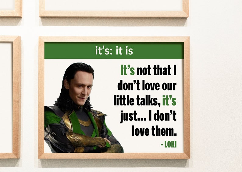 MARVEL Grammar Posters 19 Digital Poster English Lit - Etsy