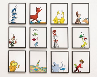 Dr Seuss Wall Art - Etsy