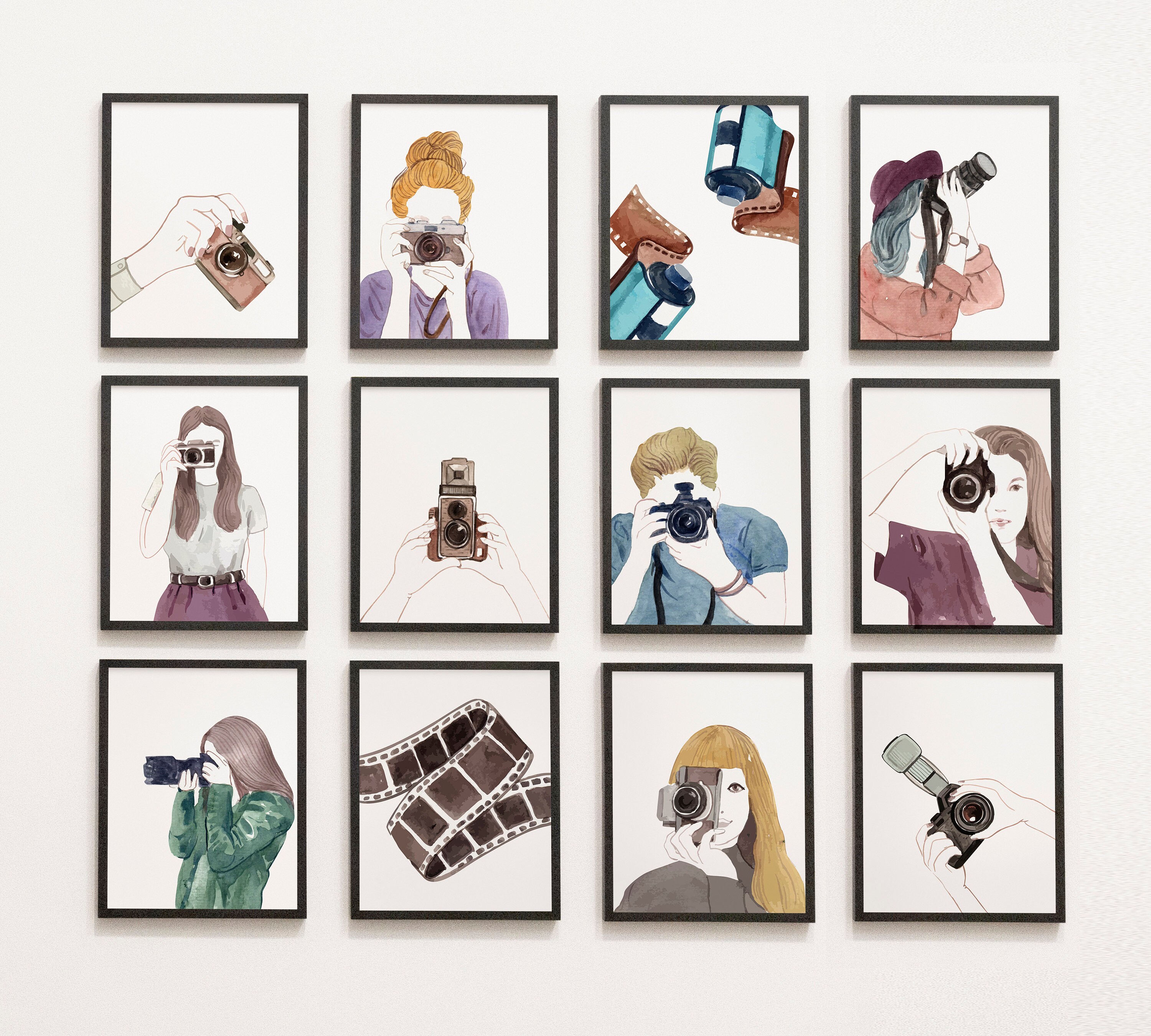 Photography Gallery Wall photography class camera film | Etsy