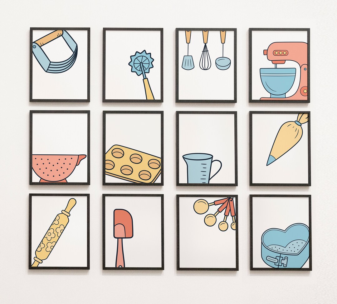 Baking Gallery Wall, Classroom Decor, Crisp, Spatula, Home Economics ...