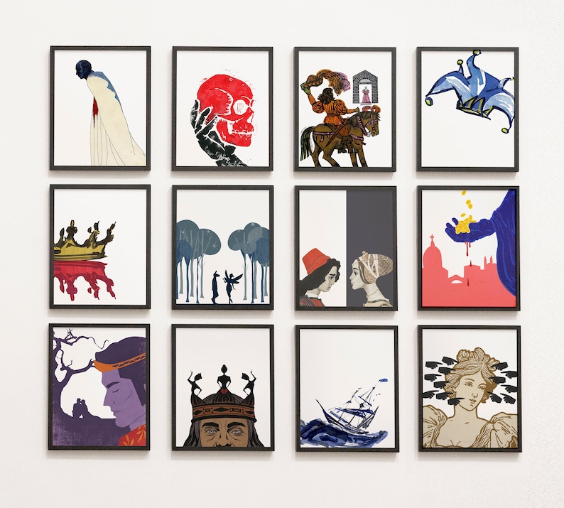 Shakespeare Gallery Wall Classroom Decor High School - Etsy