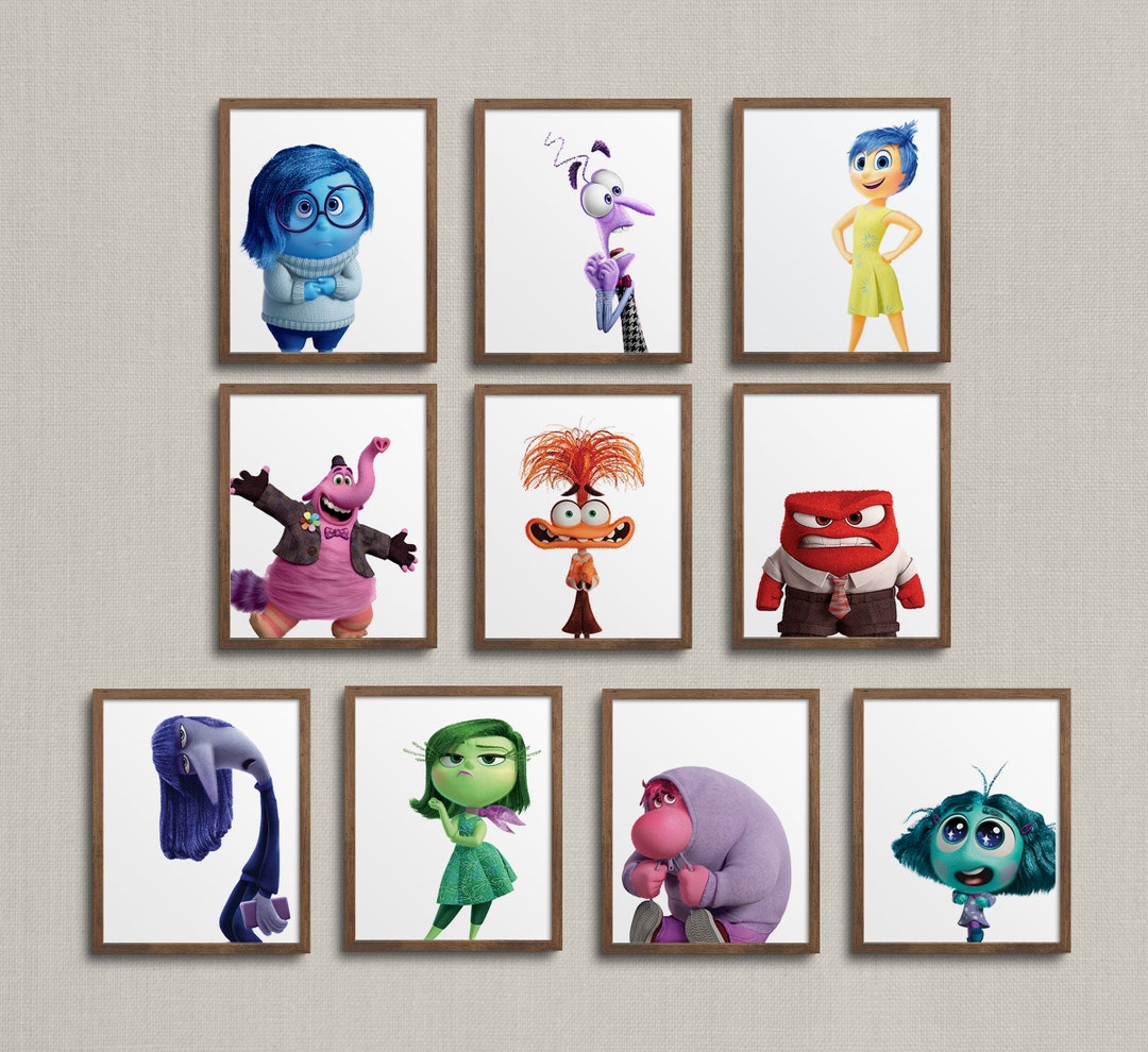 UPDATED Inside Out Characters Gallery Wall - Classroom Decor ...