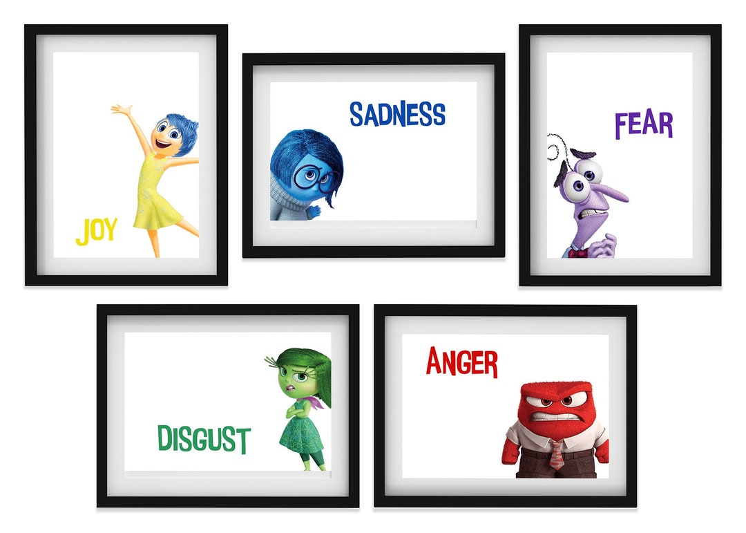 Inside Out Feelings Gallery Wall - Elementary School Counselor's Office ...