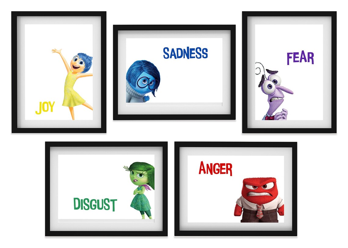 Inside Out Feelings Gallery Wall Elementary School - Etsy