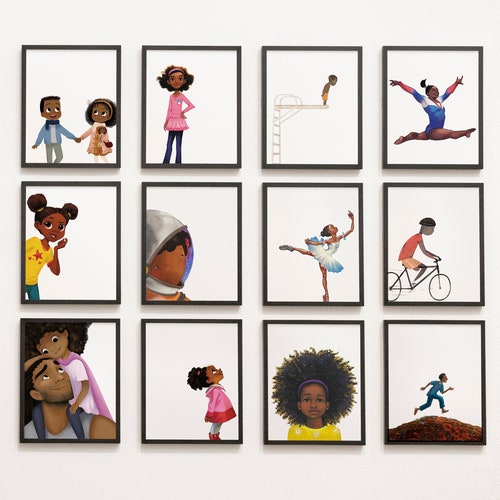 Iconic Childrens Book Characters Gallery Wall-classroom - Etsy