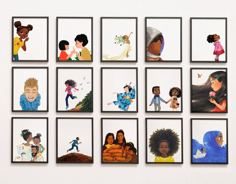 Diverse Elementary School Book Characters Diverse Gallery - Etsy