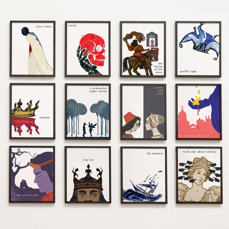 Shakespeare Poster - Etsy