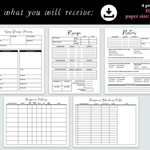 The Ultimate Soap Making Bundle! Print-at-home Batch Record Batch Log ...