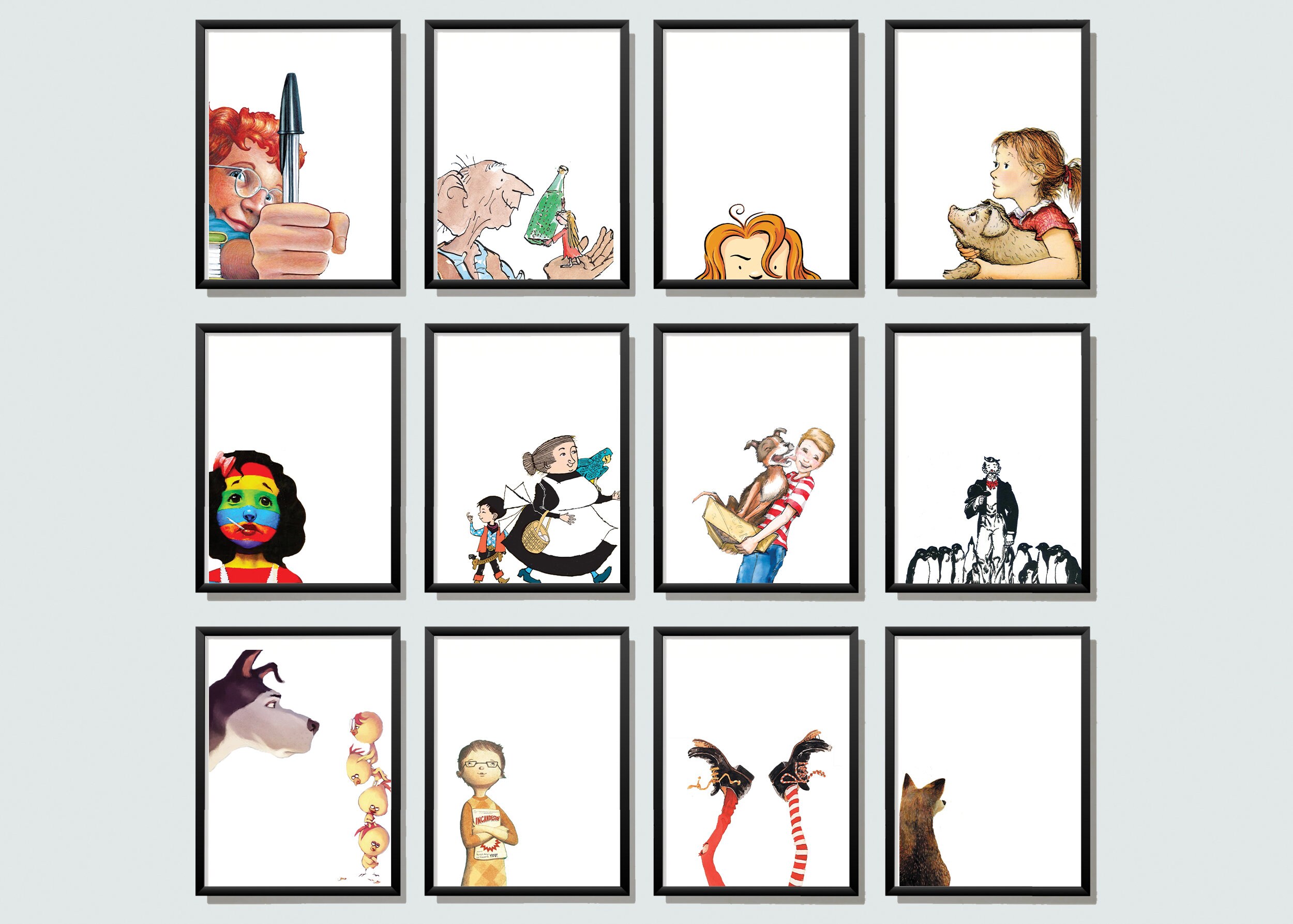 Book Characters Gallery Wall Classroom Decor 2nd Grade 3rd | Etsy Book Characters Gallery Wall Classroom Decor 2nd Grade 3rd | Etsy