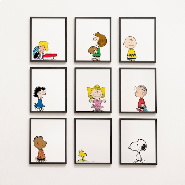 Peanuts Characters - Etsy