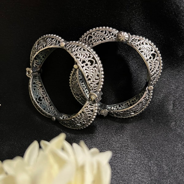 Oxidized Bangles - Etsy