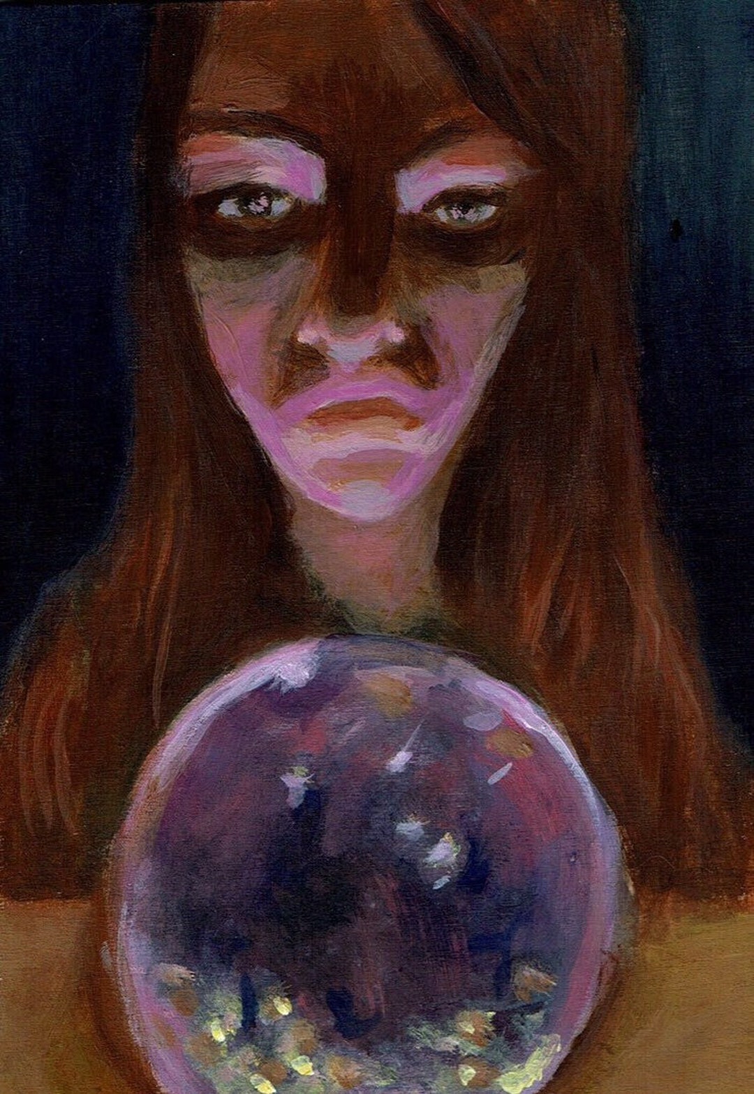 Magic Crystal Ball Print Quality Matte Print 5x7in - Etsy